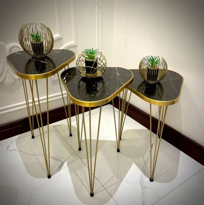Desire Decor Brand 1 Pc / Set of 3 Triangle High Gloss Coffee Tables ...