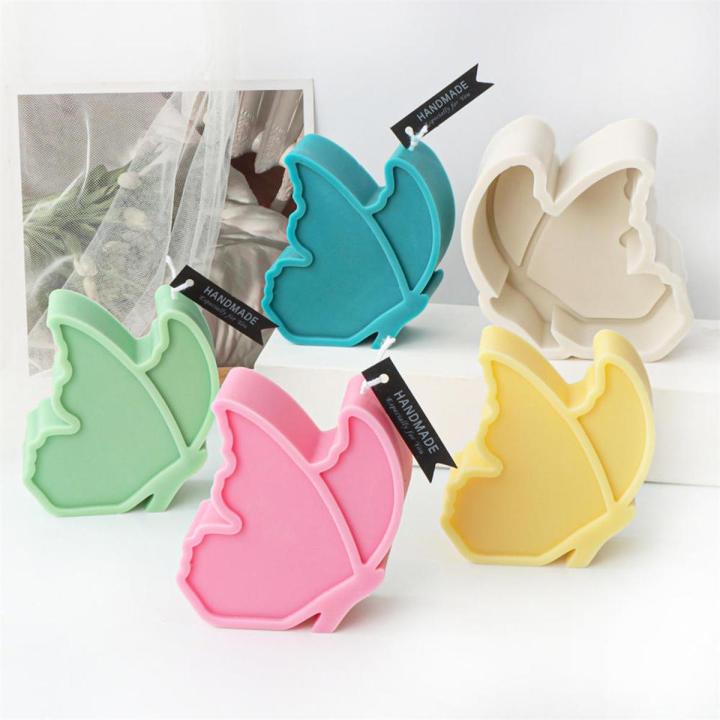 Simple Butterfly Candle Mold Flat Animal Aroma Plaster Mousse Cake ...