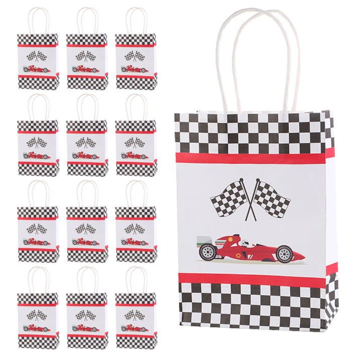 Racing Car Party Bags With Handles Race Car Party Supplies For Candy S ...
