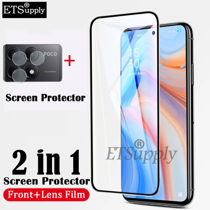 2Pack For Xiaomi Poco X6 Pro Screen Protector Tempered Glass Film ...