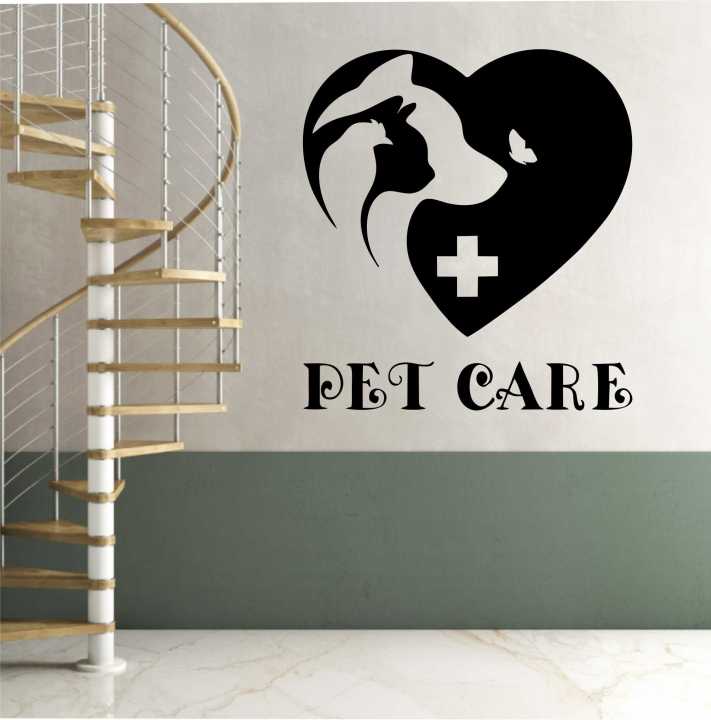 Pets Theme Decal Sticker-Pet Care Grooming Animals-Grooming Sticker-Cat ...