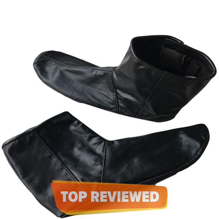 Moza 100% Genuine Leather 'A' Quality Socks Warm Fabric inside for Cold ...