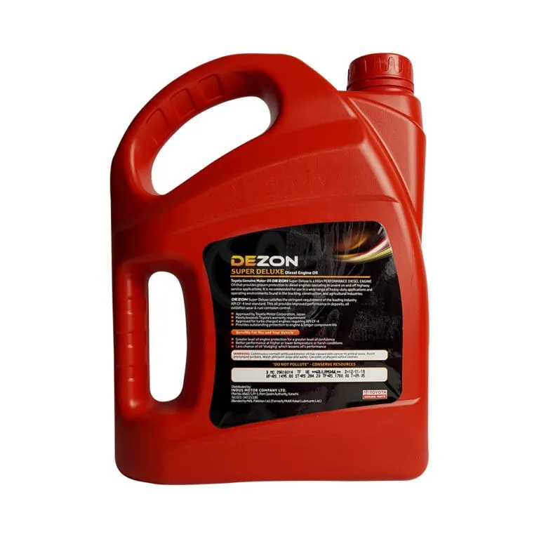 Toyota Genuine Dezon Super Deluxe Plus Motor Oil SAE 20w-50 LTD Diesel Engine Oil 4L | Daraz.pk