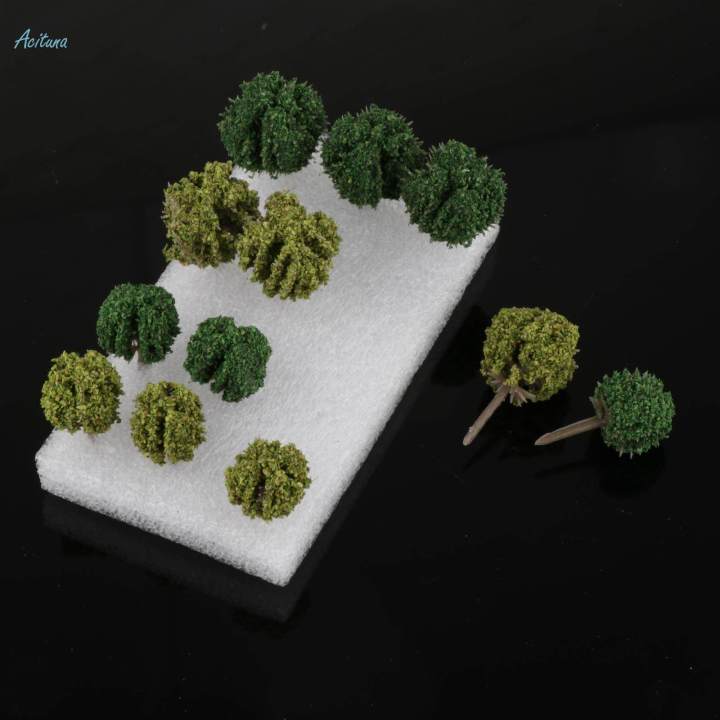 12x Mini Model Trees Architecture Trees for Fairy Garden Railway ...