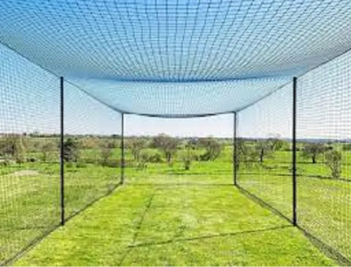 Cricket Practice Net 40x10 (White) Thickness: 1. 5mm.Ball Stop Cricket ...