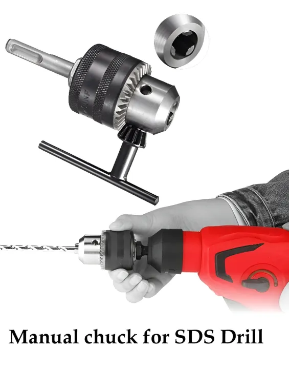 13Mm Sds Converter Chuck, Manual Chuck For Rotary Hammer Drill | Daraz.pk