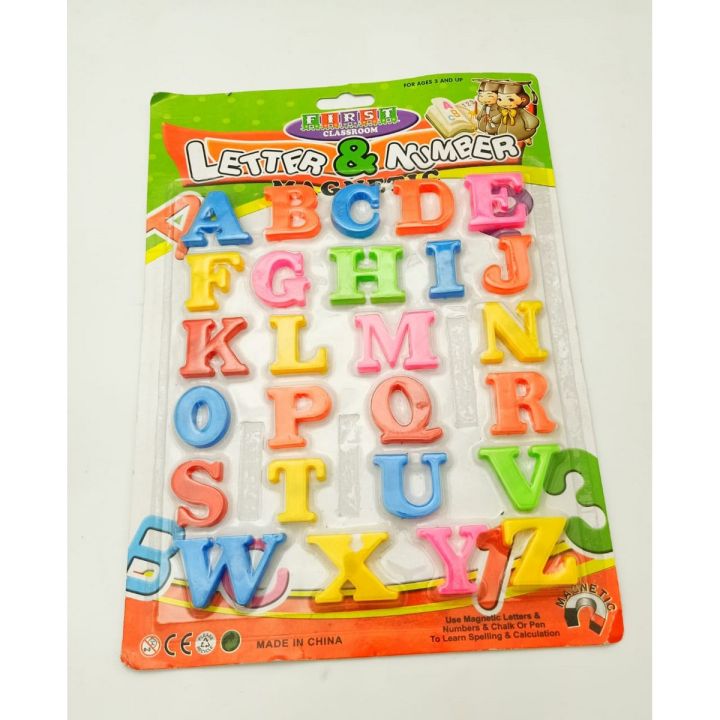 English Letter Alphabets Toy For Kids - Multi color | Daraz.pk
