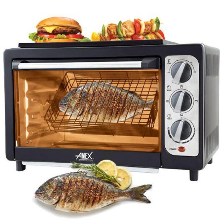 Anex Deluxe Banking Oven Toaster For Convection Fan BBQ Grill Rotissrie ...