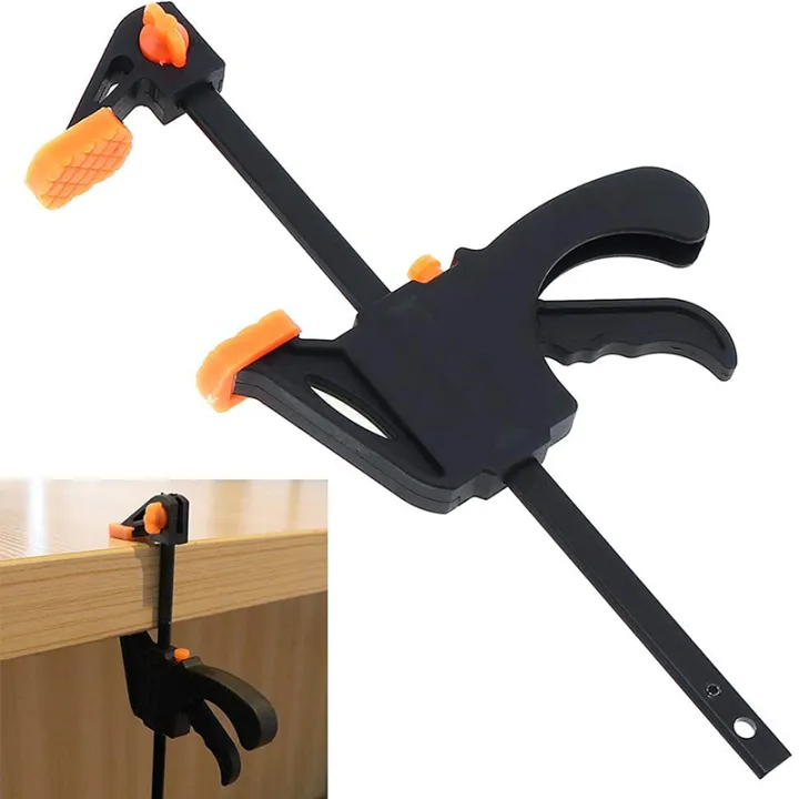 Spreader Work Bar Clamp F Clamp Gadget Tool DIY Squeeze Release Clip ...