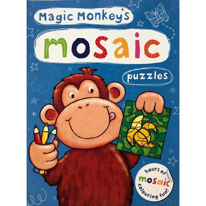 Magic Monkey's Mosiac Puzzles Colouring Book | Daraz.pk