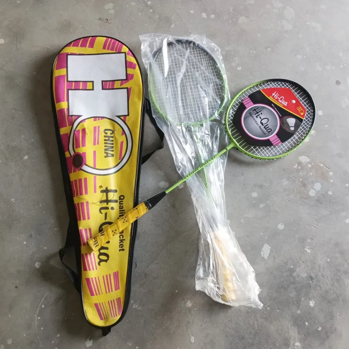 2 Player Badminton Racket Smash Power Duo Pack | 2 Graphite Rackets ...