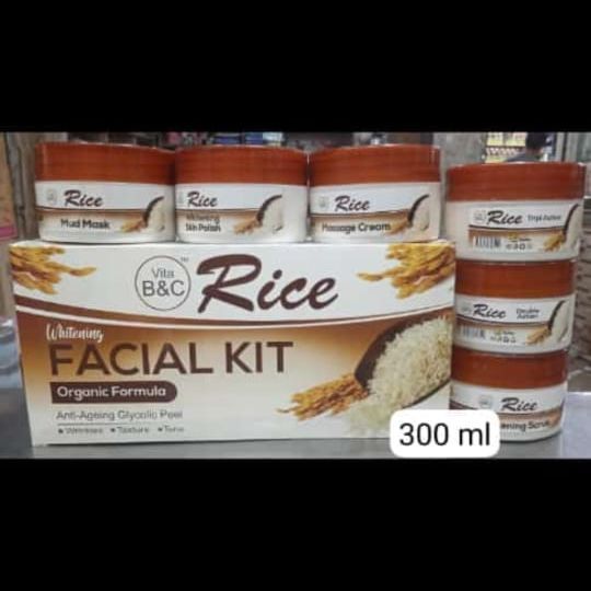 6 Steps Rice Facial 6 in 1 Jar Kit | Daraz.pk