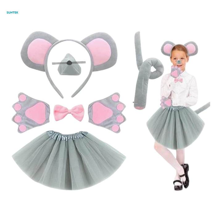 Animal Costume Set Lovely Handmade Decoration Headband Tail for Gifts ...