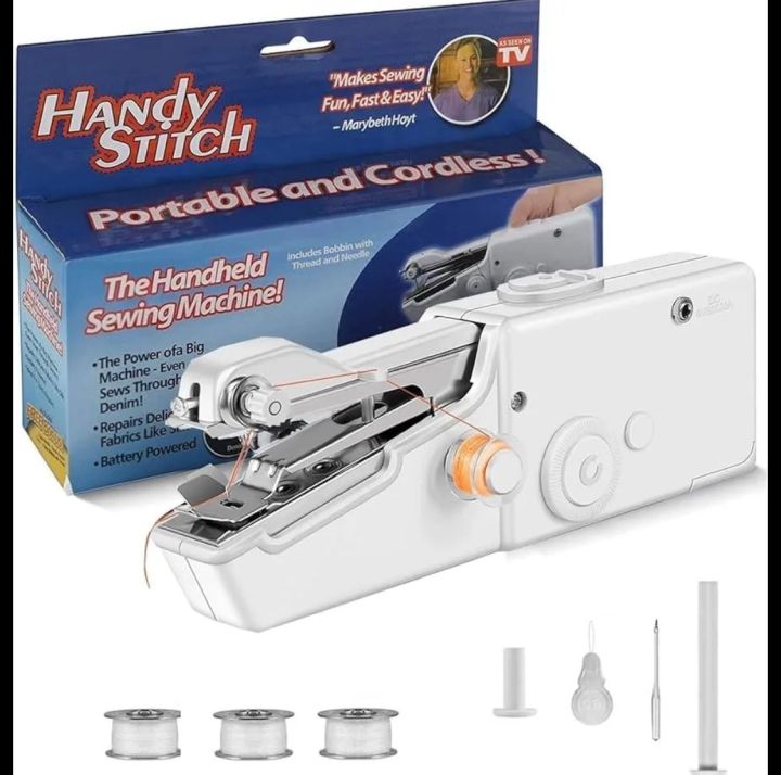 Hand Held Sewing Machine for Quick Stitching – Portable Mini Stitch ...