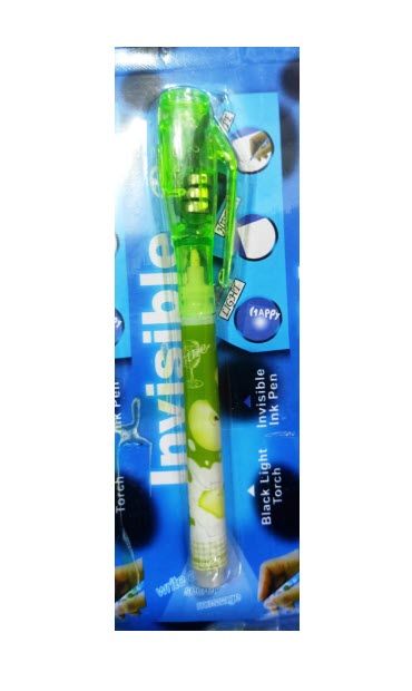 Invisible Ink Pen Black Light Torch Reveals Writing Magic Pen Write ...