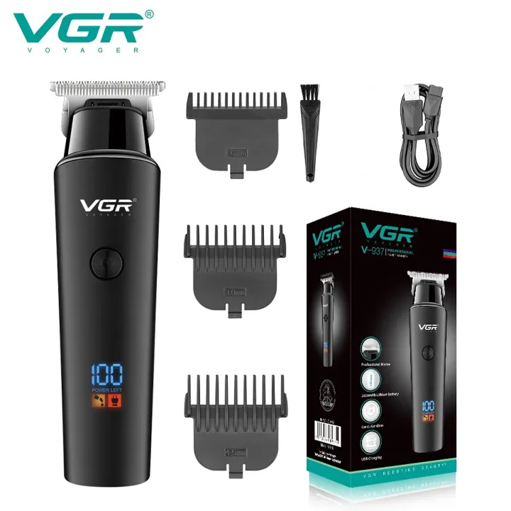 VGR V-937 Professional Electric Hair Trimmer Cordless Beard & Hair ...