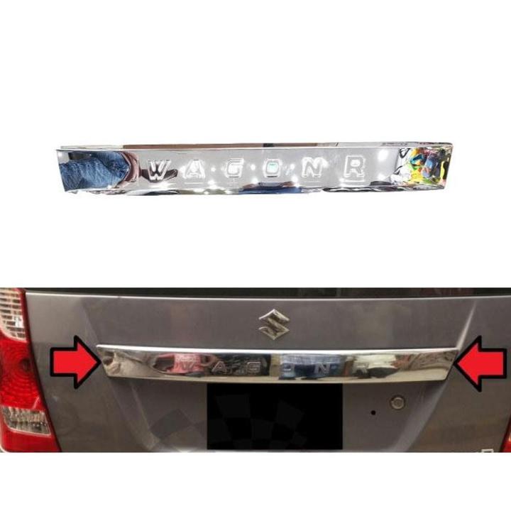 SUZUKI WAGON R BACK GARNISH CHROME REAR TRIM WAGONR CAR | Daraz.pk