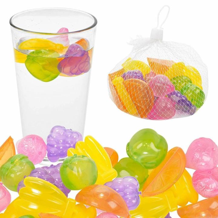 Fruit Shape Reusable Ice Cubes BPA Free - Plastic - 10 Pcs | Daraz.pk