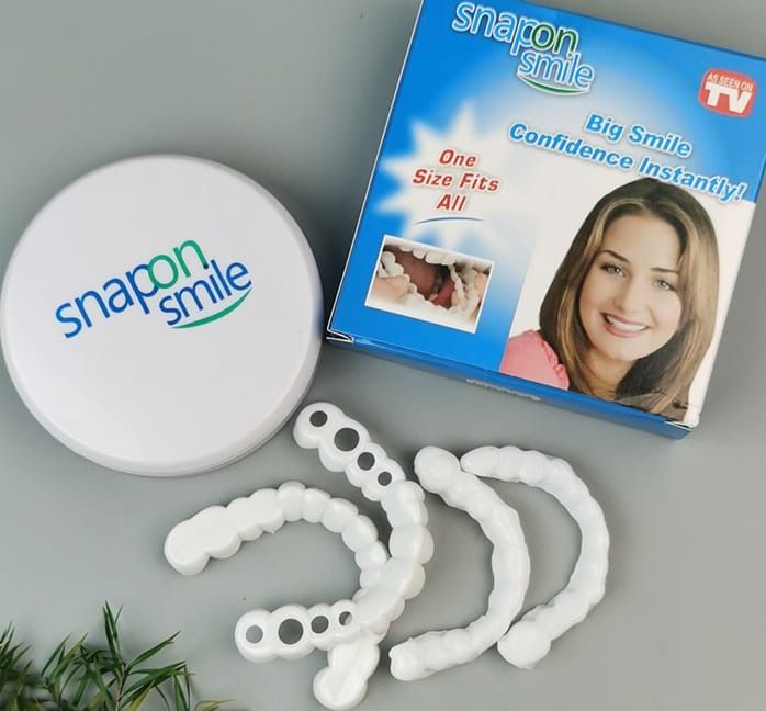 Original Silicone Snap-On Smile / Transparent Instant Veneers Kit ...