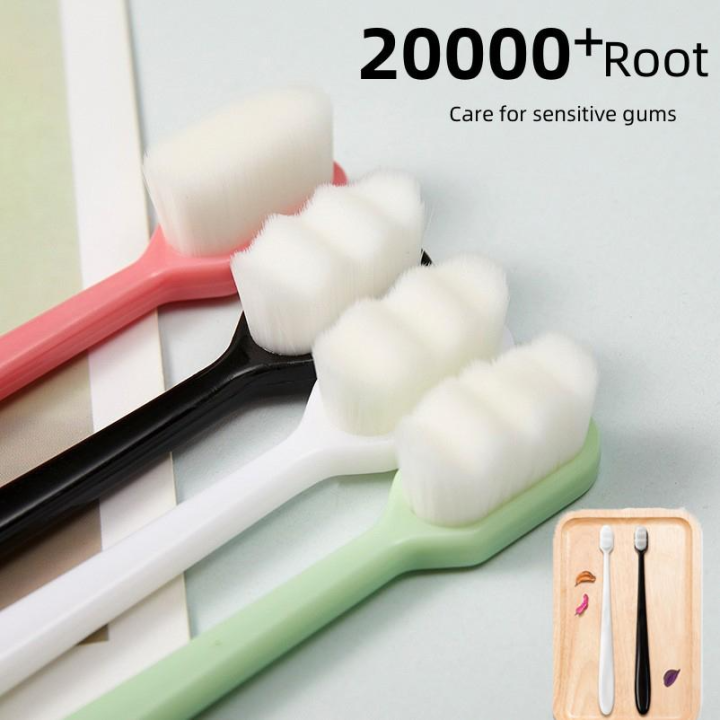 Ultra Soft Nano Toothbrush for Sensitive Teeth & Gums — Million Micro ...