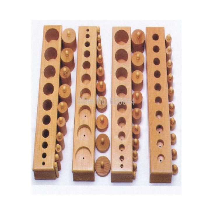 Cylinder Blocks (10 knobes in a block x 4 blocks) for children ...