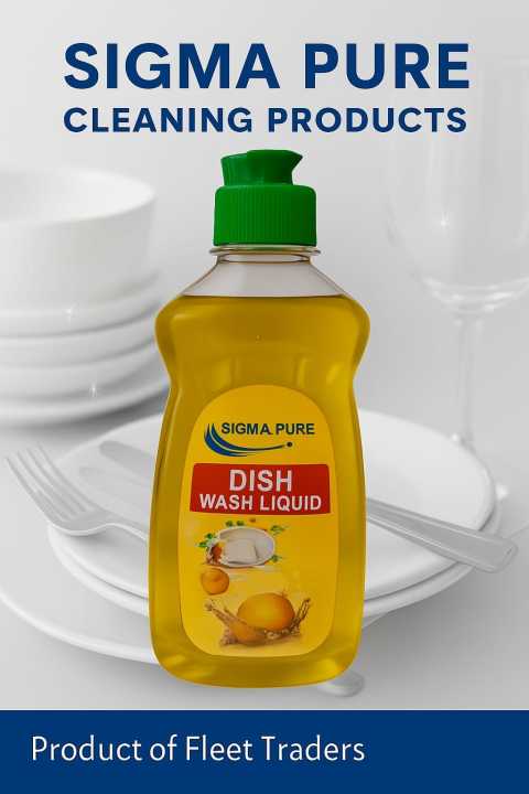 Sigma Pure Dish Wash Liquid 500 ML- Economical & Effective Solution ...