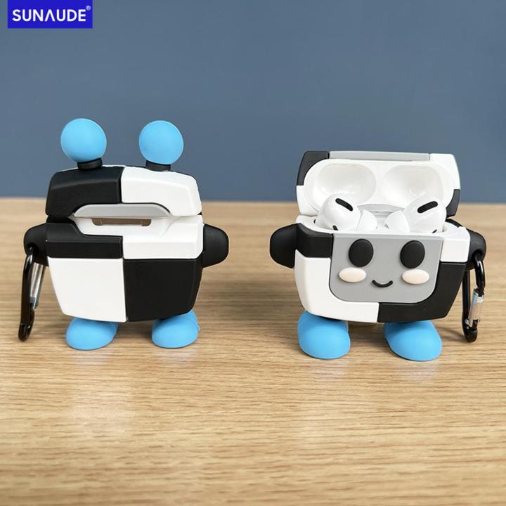 SUNAUDE For Airpods Pro Robot Machinery Cyberpunk Popular Cute Cartoon ...