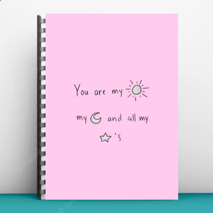 YOU ARE MY SUN A4 SIZE NOTEBOOK ARTICLE 2 (4766) | Daraz.pk