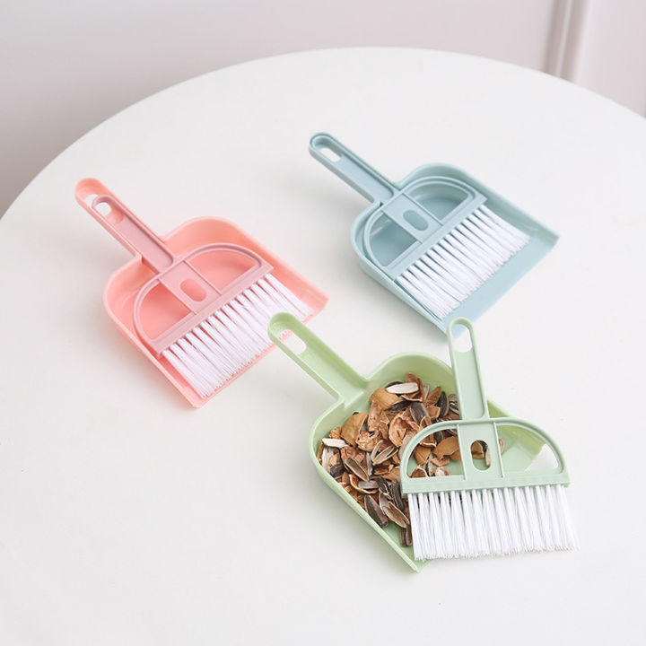 Multi-Purpose Mini Broom Dustpan Set With Garbage Shovel For Desktop ...