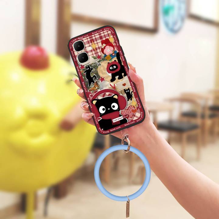 Cute Ring Phone Case For infinix Smart10/X6725 Soft Case Bracelet ...