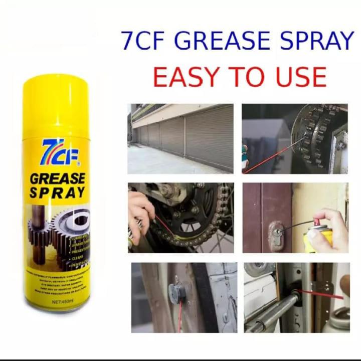7CF Grease Spray lubrication Anti Friction Chain, Gear – 450 ml | Daraz.pk
