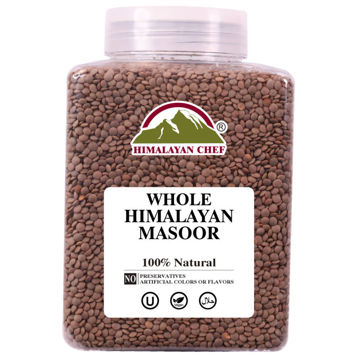 Himalayan Masoor Whole -1.7KG Sabat Masar | Large Platic Jar | Daraz.pk