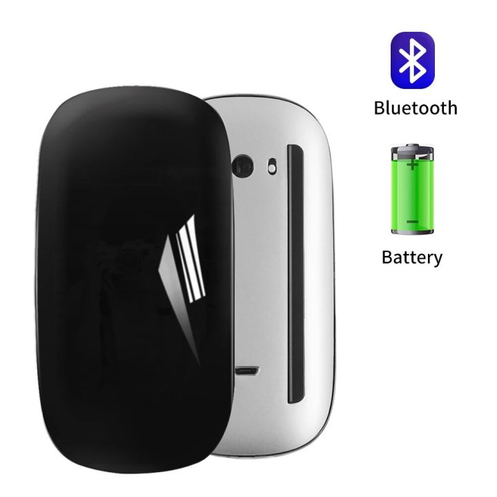 Bluetooth 5.0 Wireless Magic Mouse Rechargeable Ultra-thin Silent Arc ...