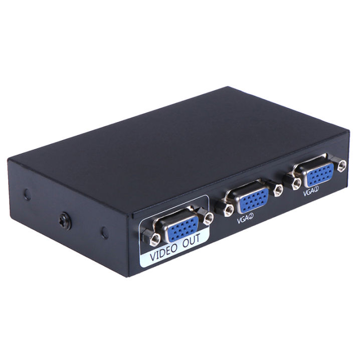 1PCS New 2 Port Computer VGA Switcher Sharer KVM Switch | Circuit Town ...