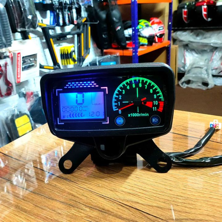 Motorcycle Digital Waterproof Single Display Speedo RPM Meter for Honda ...