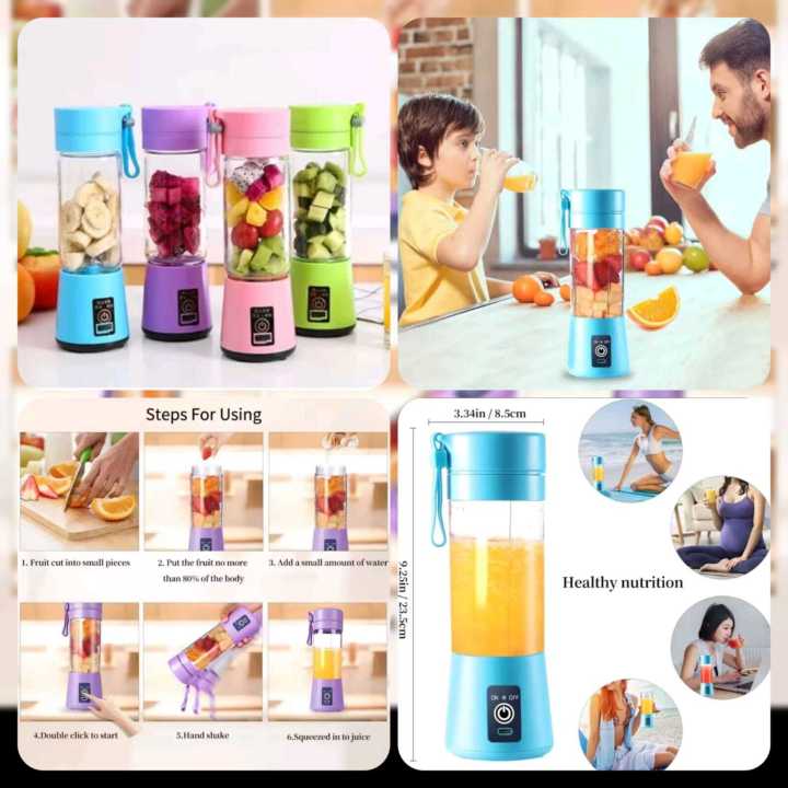 Juicer Blender Machine Mini Electric – Portable USB Juicer Blender for ...