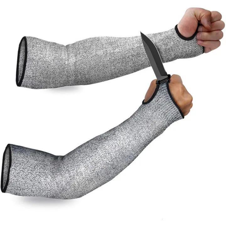 1PCS HPPE Anti-cut Five-level Arm Guard Sleeve Guard Arm Anti-scratch ...