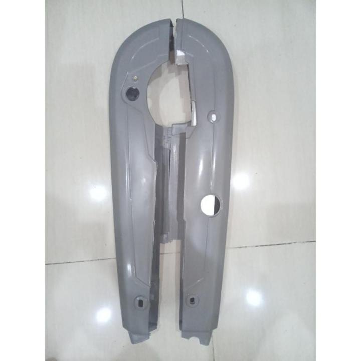 Plastic Chain cover for 70cc bike all models silver colour | Daraz.pk