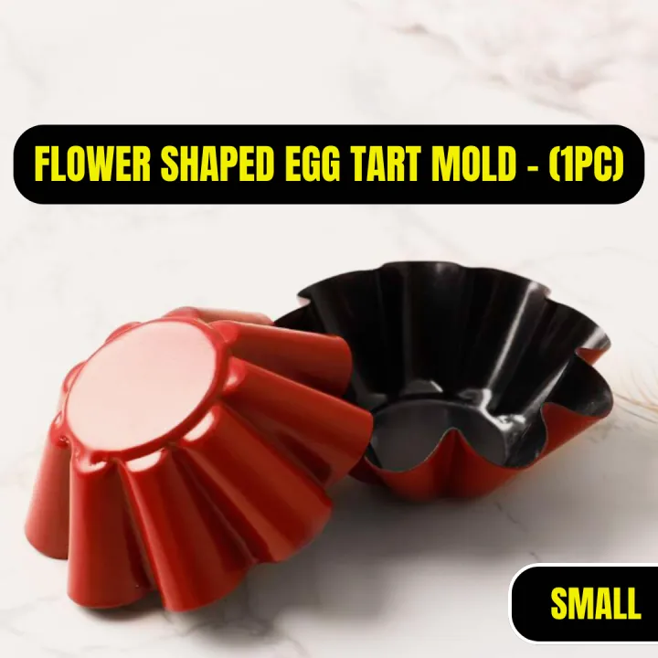 Flower-Shaped Egg Tart & Cookie Mold | Reusable DIY Baking Molds for ...