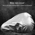 Silver Rain Bicycle Seat Cover 39cm Adjustable UV Dust Proof Protection for Mountain Road ...