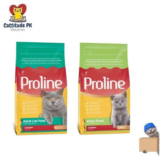 Proline Kitten & Adult Cat Food – Chicken Flavor – Complete & Balanced ...