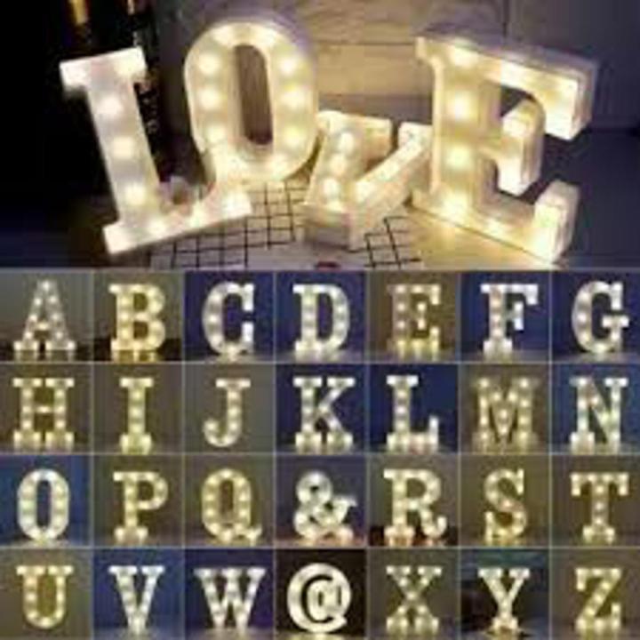Led Alphabet led letters all led letters A to Z | Daraz.pk