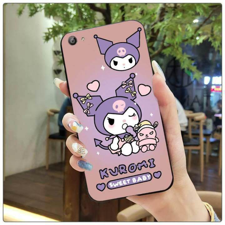 For Vivo X7 Back Cover Case Fashion Cartoon Kuromi Square Frame ...