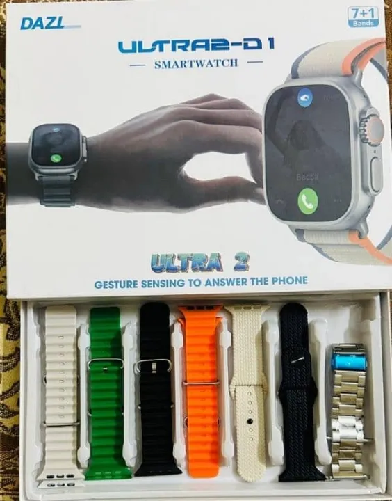 D1 Smartwatch - 7-in-1 Multi-Function Wearable with Fitness Tracking ...