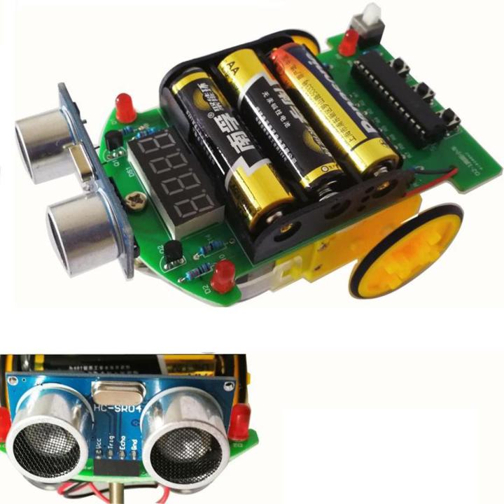 D2-4 Intelligent Ranging Tools DIY Car DIY Kit Ultrasonic Ranging ...