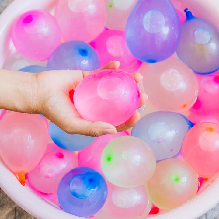 200 Pcs Water Balloons Splash Balloon Rapid Fill Multicolor Water