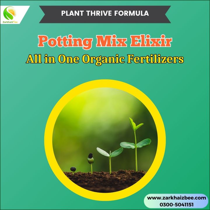 Potting Mix Elixir | 400 GM | Fertilizer for plants | Soilless Potting ...