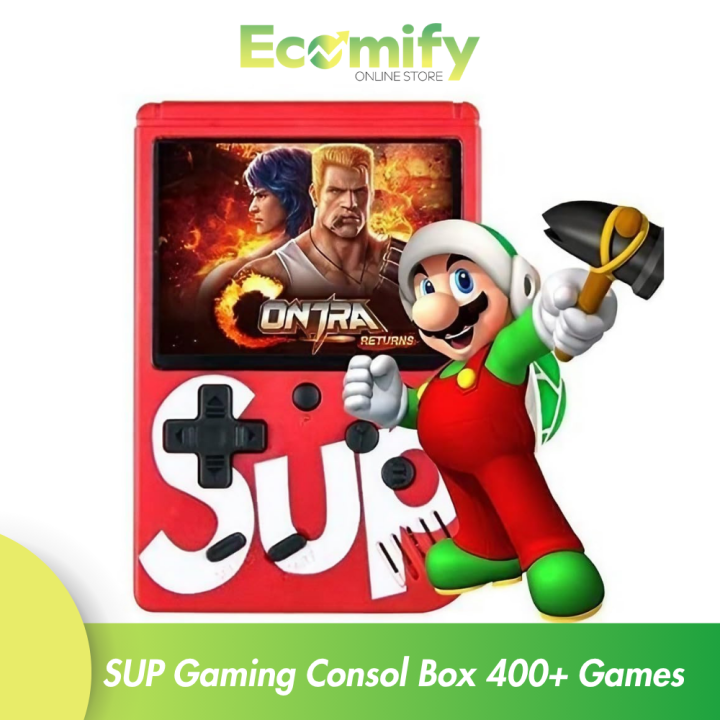 Ecomify SUP Game Box Plus – 400-in-1 Retro Handheld Console with ...