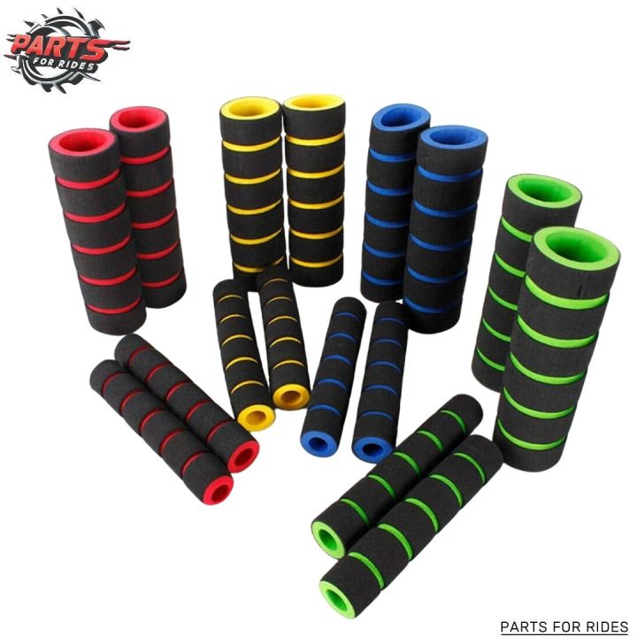 bicycle handle bar foam grip 2 Pair Motorcycle Bicycle HandelBar Grip ...