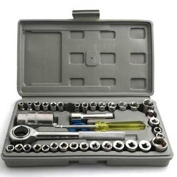 Original Aiwa 40 Piece Toolkit Tool kit Combination Socket Ratchet ...